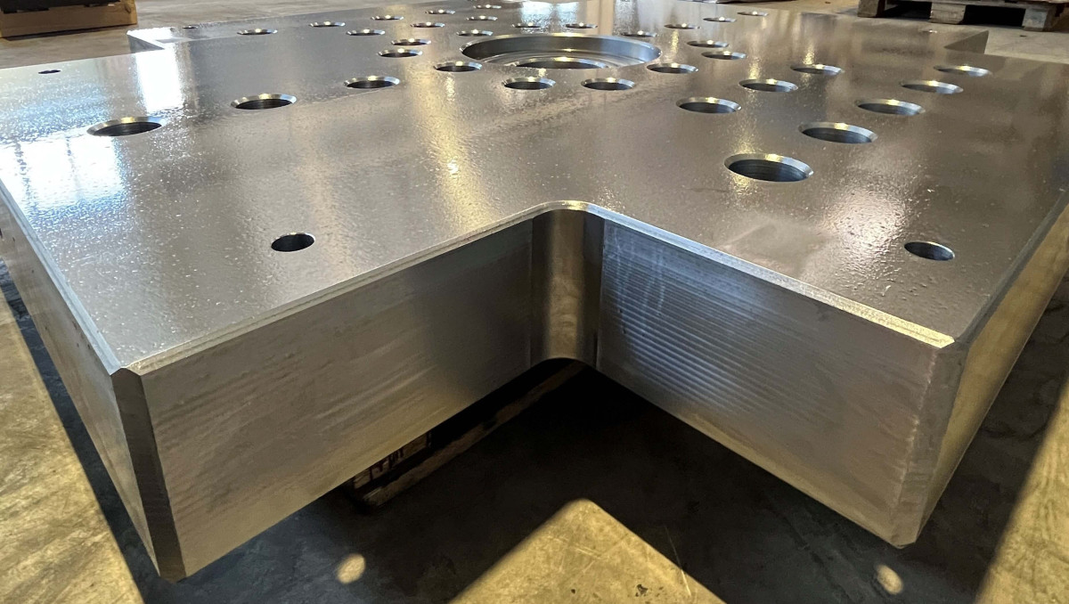 Machined plates